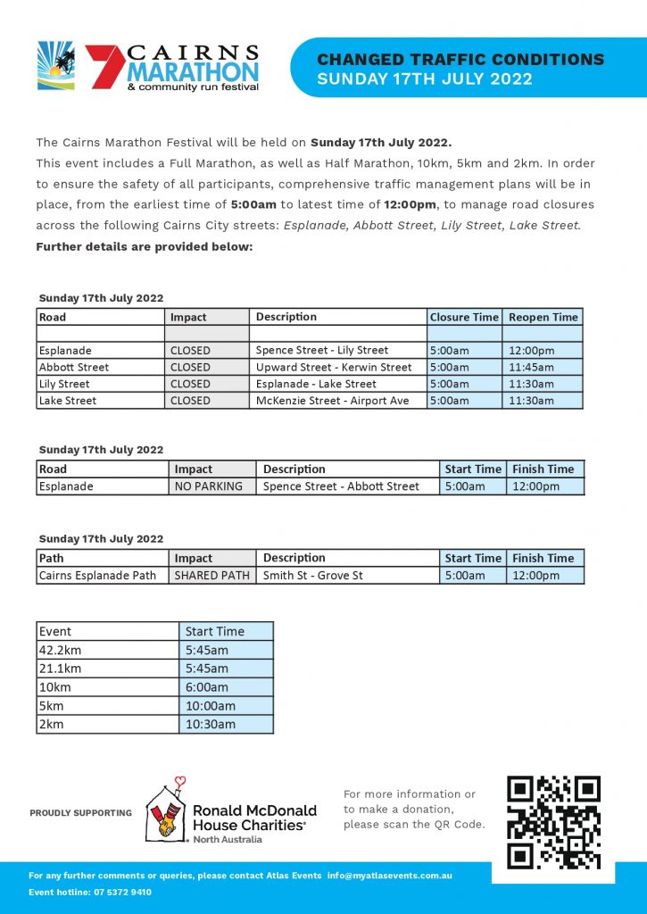 Changed Traffic Conditions